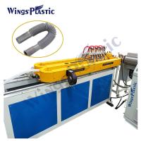 China Plastic Expansible Flexible Hose Making Machine, PP Shrinking Pipe Extrusion Line for sale