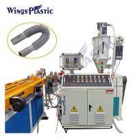 China Plastic Expansible Flexible Hose Making Machine, PP Shrinking Pipe Extrusion Line for sale