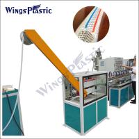 China Plastic PVC Garden Hose Manufacturing Machine / PVC Fiber Braided Pipe Production Line for sale
