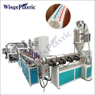 China Plastic PVC Materials Fiber Reinforced Hose Production Line for sale