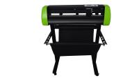 China 25 Inch Green Al Stand 630mm Vinyl Sticker Plotter Machine for sale
