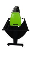 China 25 Inch Green Al Stand 630mm Vinyl Sticker Plotter Machine for sale