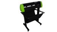 China 25 Inch Green Al Stand 630mm Vinyl Sticker Plotter Machine for sale
