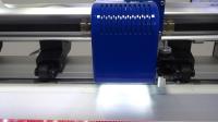China Blue 450mm Auto Contour 18 Inch Mini Vinyl Cutting Plotter for sale