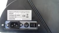 China Economical Al Casting Carriage Step Motor 28 Inch Vinyl Cutter 720mm Black Color for sale