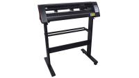 China Economical Al Casting Carriage Step Motor 28 Inch Vinyl Cutter 720mm Black Color for sale