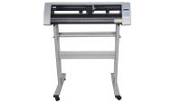 China Economical Al Carriage Car Step Motor Vinyl Cutter Plotter Black 1350mm for sale