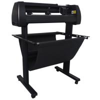 China Automatic Vinyl Contour Cutting Plotter 63cm Vinyl PVC Sticker Cutter for sale