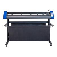 China High Precision Auto Contour Vinyl Cutter Machine 135cm Stepper Motor Driver for sale
