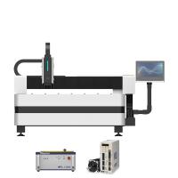 China 1000w Metal Tube Cutting Machine With Double Pneumatic Chuck for sale
