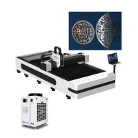 China 1000w Metal Tube Cutting Machine With Double Pneumatic Chuck for sale