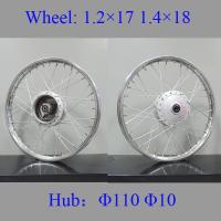China Impact Resistance Fat Spoke Motorcycle Wheels Motorcycle Wheel Parts for sale