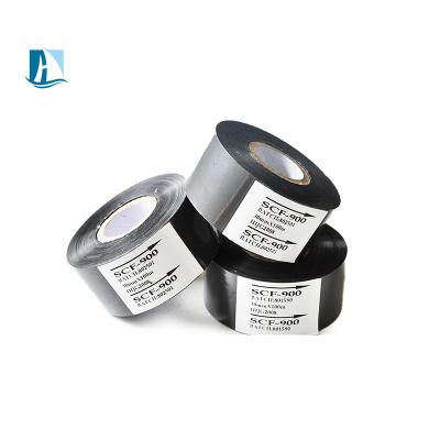 China PET Hot Stamp Foil Black 50mm*100m For Date Coder FC1 FC2 FC3 SCF900 Barcode Ribbon for sale