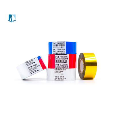 China ISO9001 ISO14001 Certified Custom Color Hot Foil Stamping Ribbon for Digital Printing for sale