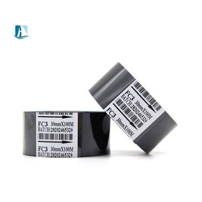 China 30*100mm Brass Letter Compatible HC3 Hot Stamping Foil for Plastic Package Coding for sale