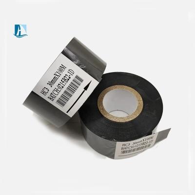 China Upgrade Your Date Printing 30mm Black Hot Coding Foil for Brass Letter Printer for sale