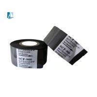 China Color Printer A Grade 25*100m Black Color SCF900 Hot Stamp Ribbon Ensures Printing for sale