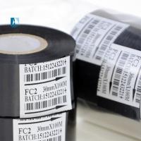 China 35mm*100m Brass Letter Compatible Hot Stamp Ribbon Black Color Thermal Transfer Ribbon for sale