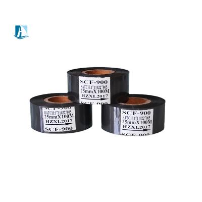 China Guaranteed Foil Ribbon in Black/White/Gold/Blue/Yellow for Barcode Printing 20mm-50mm for sale