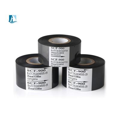 China Food Grade Scf900 30mmx100m Hot Stamping Ink Ribbon for Hot Foil Stamping Machine for sale