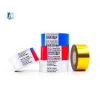 China Colorful Hot Stamp Ribbon for Cosmetic Packaging Plastic Stamp Date Ink Ribbon 961210 for sale