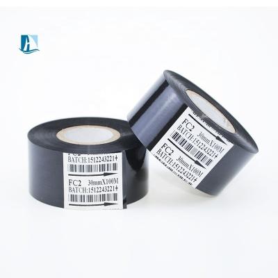 China Black SCF907 Hot Stamp Ribbon Coding Foil for 30mm Date Stamping Printing Batch Code for sale