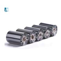 China 110mm*300m Wax Resin Black Thermal Transfer Ink Ribbon for Fast Coding Speed Color Printer for sale