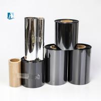 China 100C-160C Temperature Spare Ss Ribbon Wax Resin Ribbon for Silver Thermal Ribbon Printer for sale