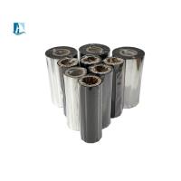 China Wash Care Resin Ribbon White Black Thermal Transfer Ribbon for Label Printer Printing for sale