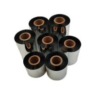 China 55mm*100m Thermal Foil Ribbon Full and Friction Resistant for Black Color Printing for sale