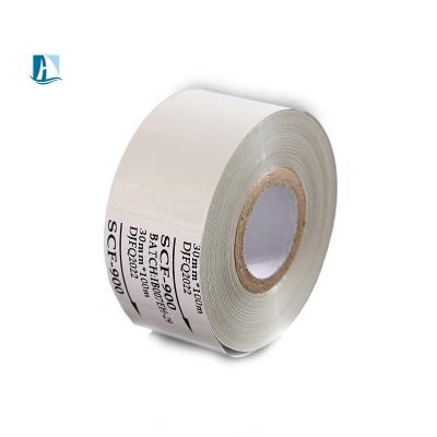 China SCF900 FC1 PET Barcode Ribbon Hot Stamp Ribbon 30mm*100m Black for Generic Printing for sale