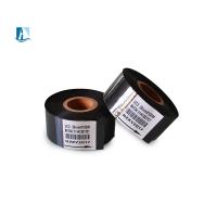 China 25mm Black Ribbon Thermal Ribbon for Hot Stamping Foil Printing Material Milk Package for sale