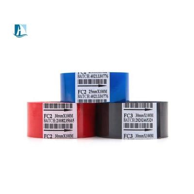 China SCF900 LC1 FC2 FC3 Date Coding Foil 25mm*100m Color Hot Stamping Ribbon Printer Supplies for sale