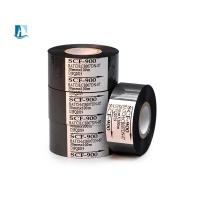 China Hot Printer White Color Hot Stamp Ribbon 30mm*100m Wax Food Plastic Package Date Print for sale