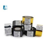 China Hot Printer White Color Hot Stamp Ribbon 30mm*100m Wax Food Plastic Package Date Print for sale