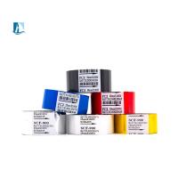 China Production Date Printing on Food Plastic Package Pink Hot Stamp Ribbon 1 Inch Core Size for sale