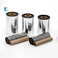 China Color Printer Compatible SCF900 Silver Hot Stamping Ribbon for Film and Printing Date for sale