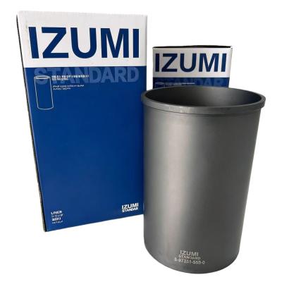 China Isuzu 4JG2 Diesel Engine Cylinder Liner 93mm STD IZUMI 8-97351-558-0 for sale