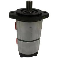 China Double Hydraulic Gear Pump 31LB-40500 for Hyundai HL770-7 HL780-7 Wheel Loader Fan Brake System for sale