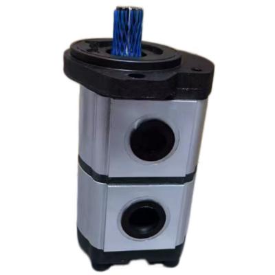 China 31LP-40020 Double Hydraulic Gear Pump for Hyundai HL730-9 HL740-9 Wheel Loader 100 Bar 52 L/min for sale