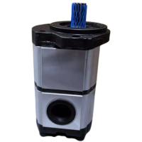 China 31LP-40020 Double Hydraulic Gear Pump for Hyundai HL730-9 HL740-9 Wheel Loader 100 Bar 52 L/min for sale