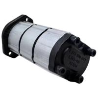 China 6677829 Triple Hydraulic Gear Pump 250 Bar Replacement for Bobcat 320D 322G Mini Excavator for sale