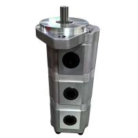 China HGP-333A Aluminum Alloy 3-Stage Gear Pump for Excavator Loader 21 MPa for sale
