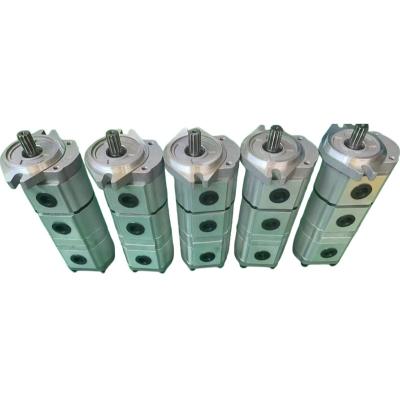 China 31FT-01300 Triple Hydraulic Gear Pump 250 Bar for Excavator Loader Construction Machinery for sale