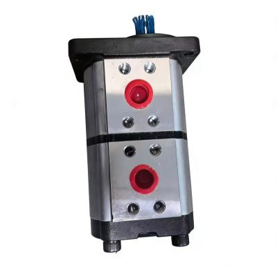 China Kubota Tractor Double Hydraulic Gear Pump PS12B 134B EFB19-H9 21 MPa Cast Iron for sale