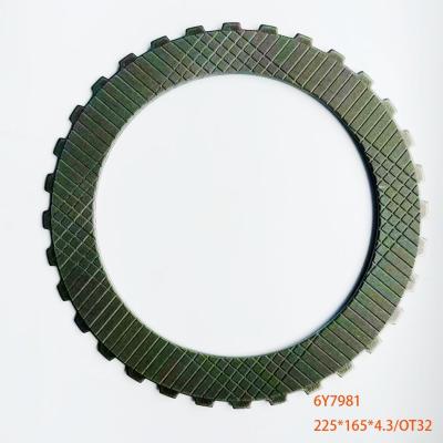 China 6Y7981 Outer Tooth Paper Friction Disc Construction Machinery Replacement Parts for sale