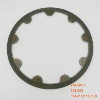 China 3081593 Paper Base Friction Plate 164.4×125×2.7 ZAX240‑3 EX200‑6 Excavator Turn Round Spare Parts for sale