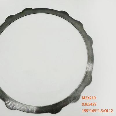 China 0365429 Excavator Turn Round Steel Plate Friction Plate M2X210 Spare Parts for sale