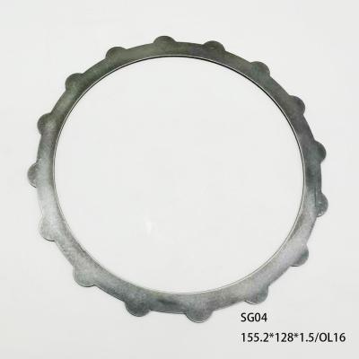 China SG04 Friction Steel Plate 155.2*128*1.5 OL16 Excavator Swing Motor Separation Plate for sale