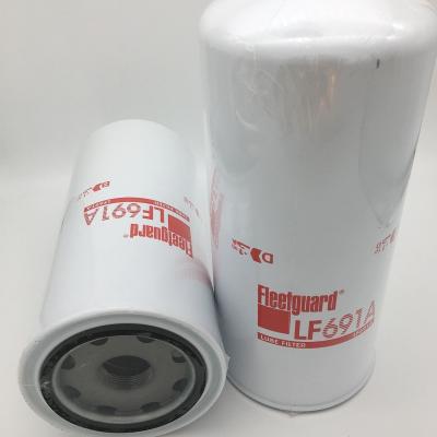 China Fleetguard LF691A Lube Filter Replacement for Cat Excavator 1 1/2-16 Thread for sale